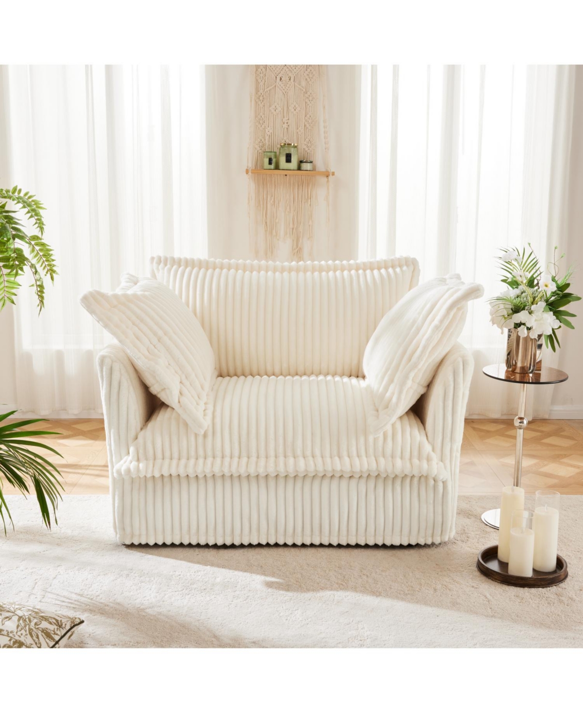 Click here for Streamdale Slipcovered Armchair with Large Cushion... prices