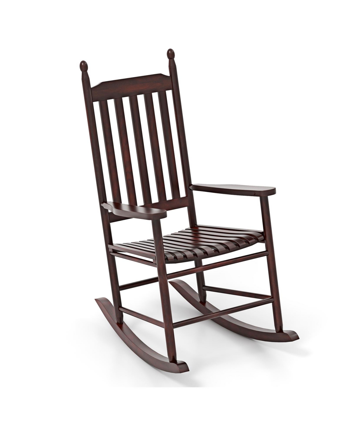 Click here for High-Back Acacia Wood Outdoor Rocking Chair with S... prices