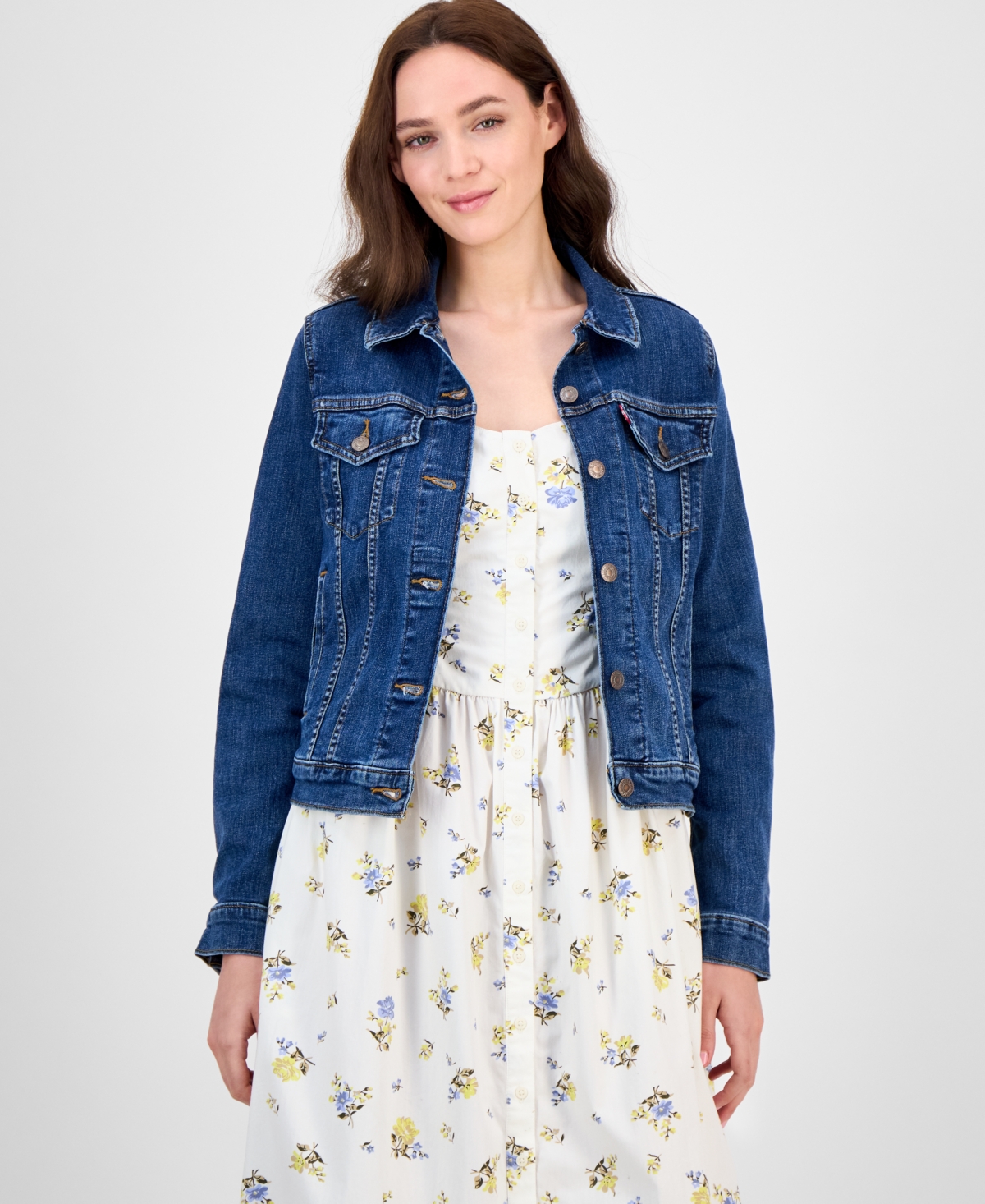 Click here for Levis Womens Original Cotton Denim Trucker Jacket... prices