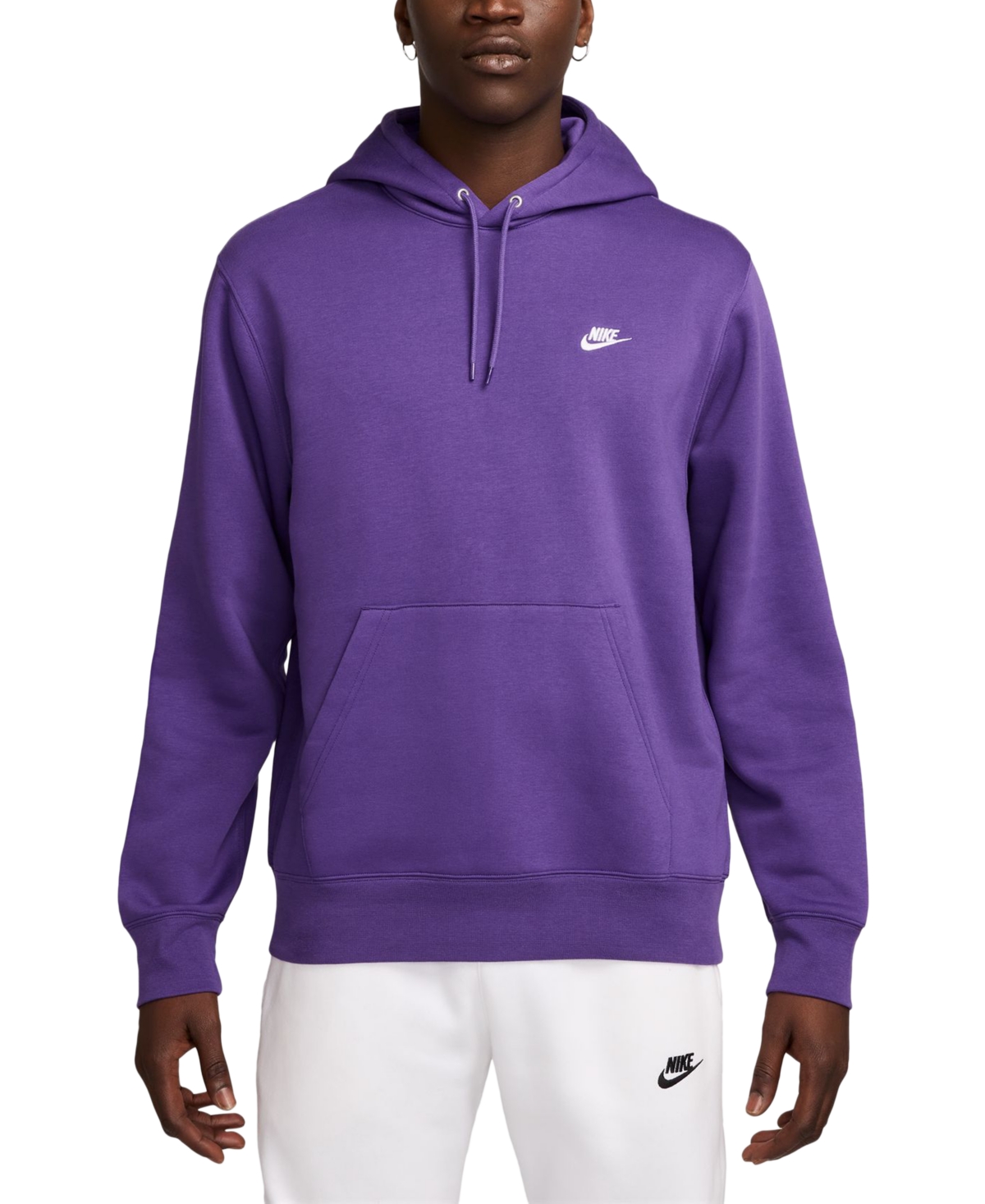 Click here for Nike Club Mens Pullover Fleece Logo Hoodie - Wild... prices