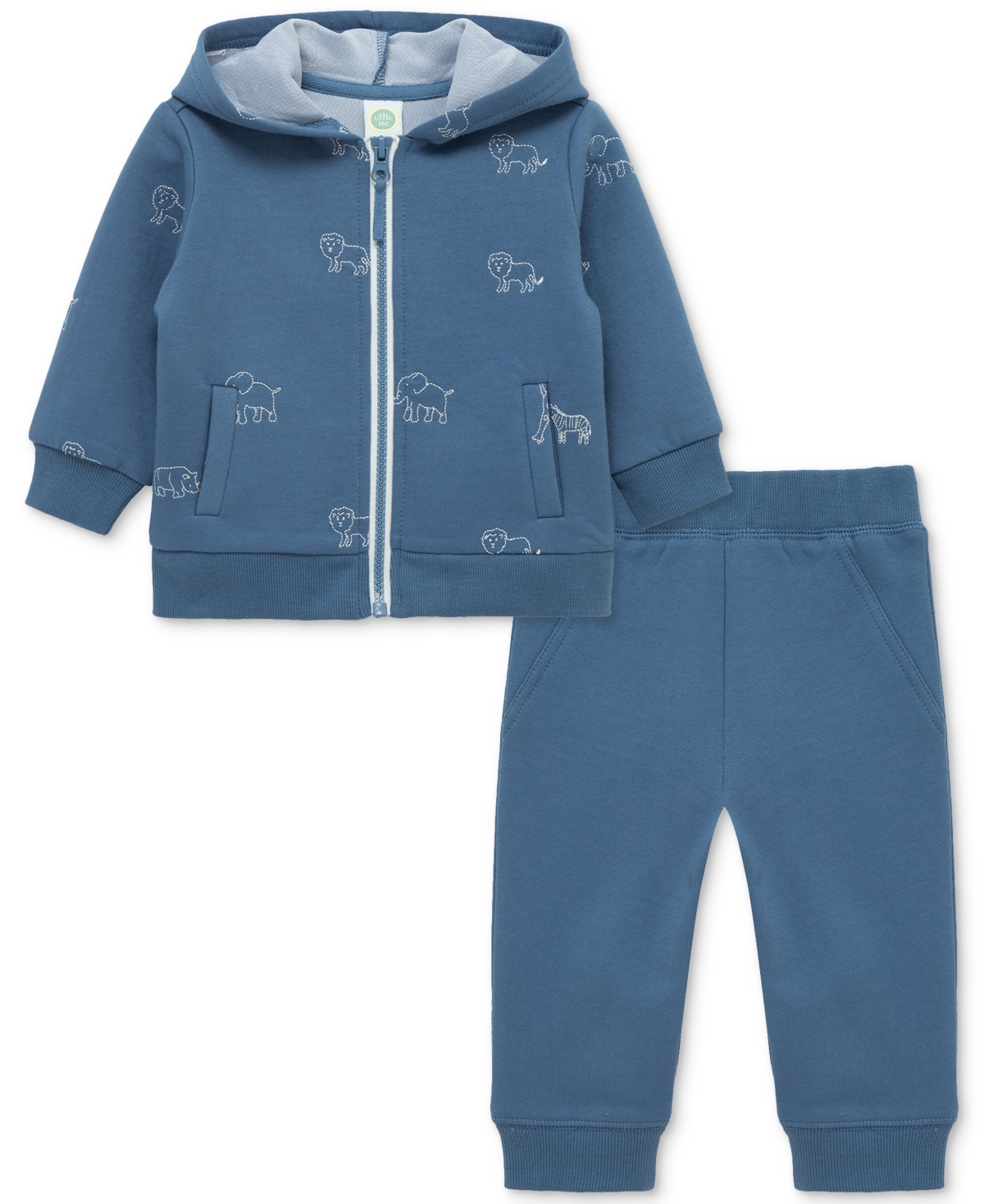 Click here for Little Me Baby Zip-Up Safari Hoodie & Pants  2 Pie... prices