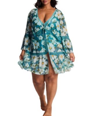 Adore Me Plus Size Soren Swimwear Cover Up Top - Macy's