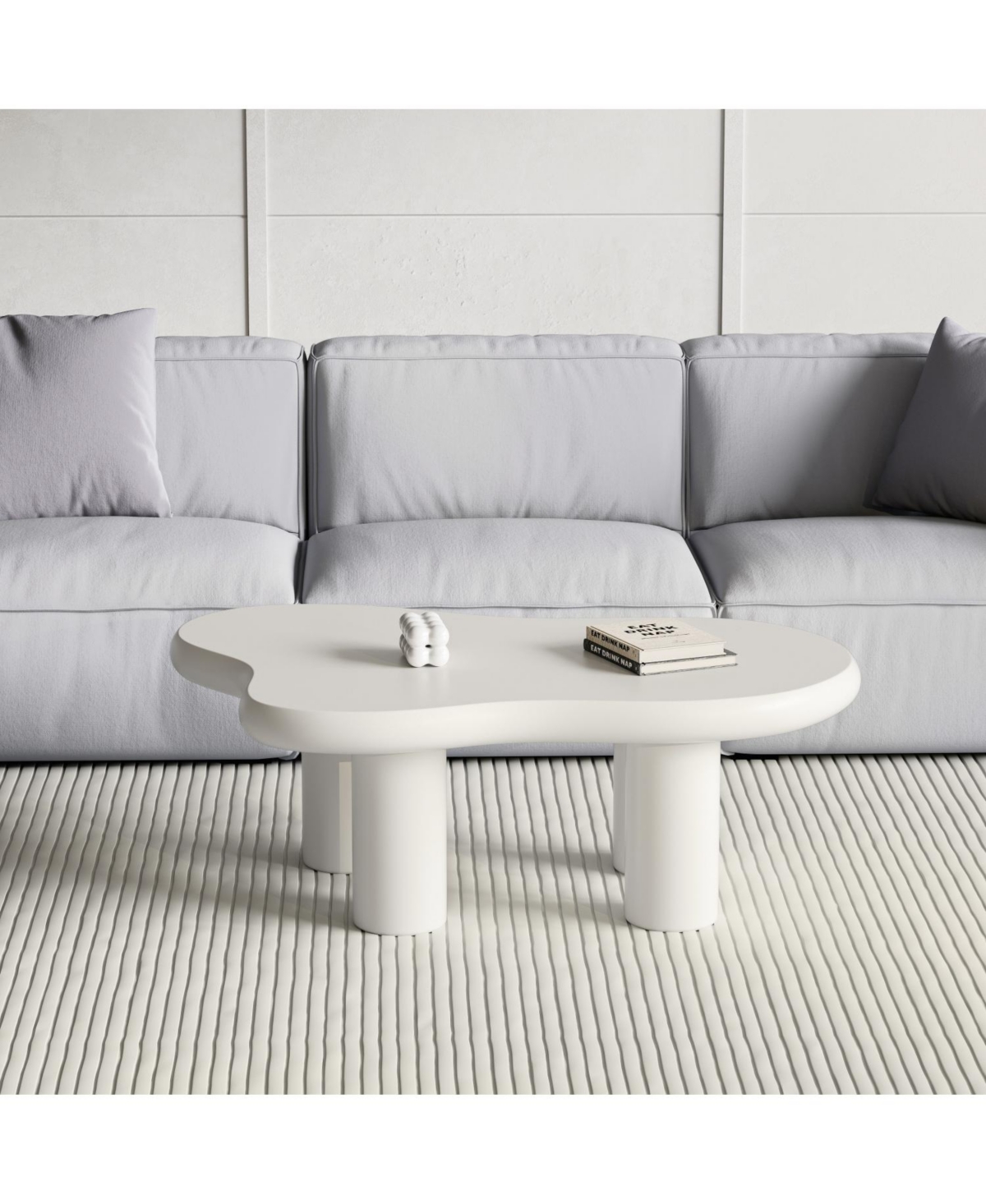 Click here for Streamdale Cute Cream Coffee Table (46") with... prices