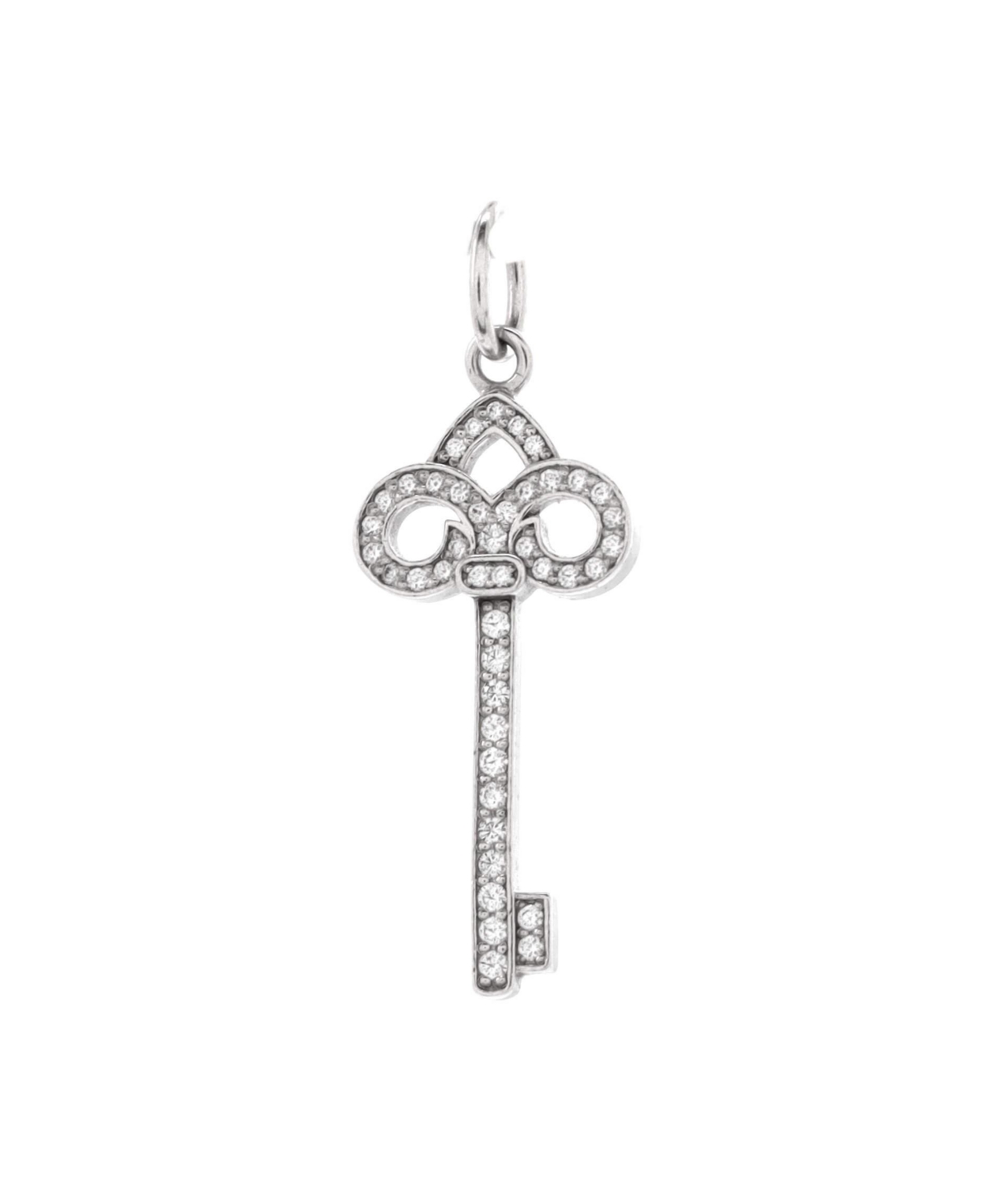Click here for Pre-Owned Tiffany & Co. Mini Fleur De Lis Key Pend... prices