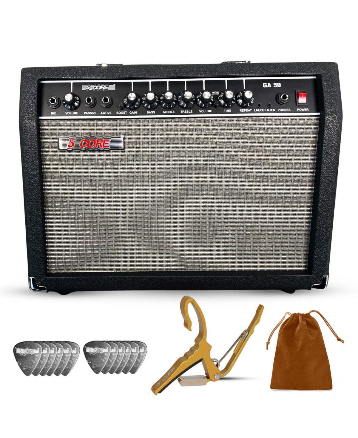Click here for 5 Core Guitar Amp 50 Watt Electric Amplifier w Bui... prices