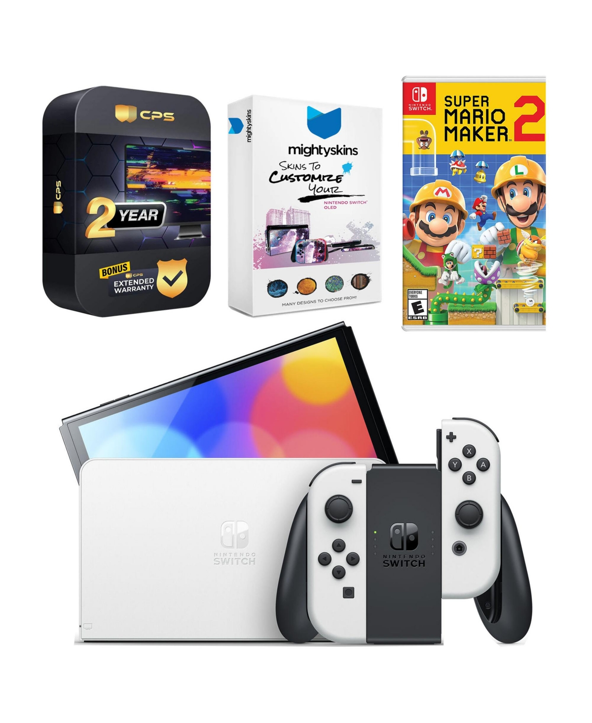 Click here for Nintendo Switch White Oled Console with Mario Make... prices