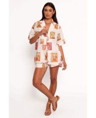 Petal and Pup Women's Aaliyah Tie Front Top - Macy's