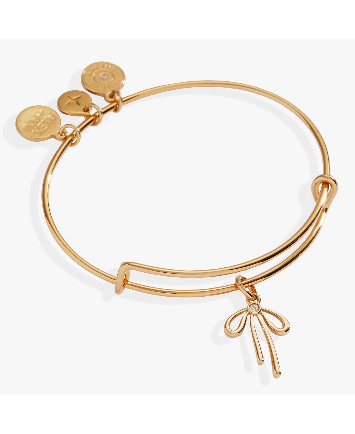 Click here for Bow Duo Charm Bangle Bracelet prices