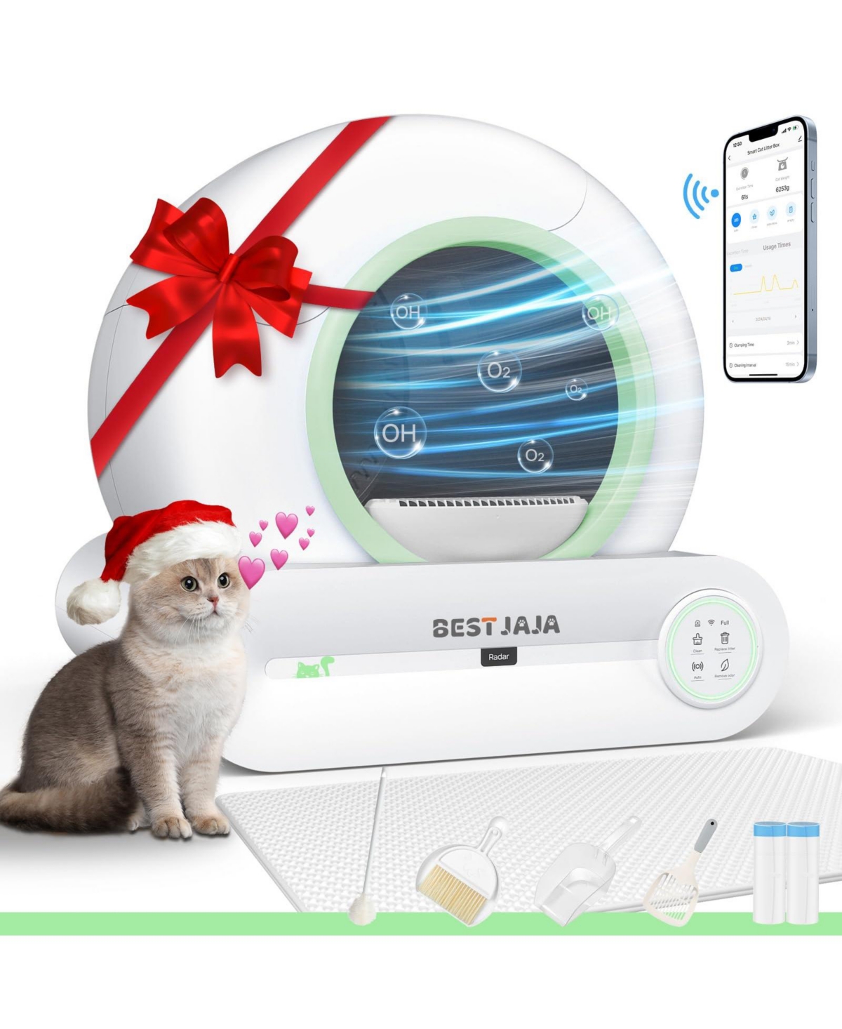 Click here for Self Cleaning Cat Litter Box-Green prices
