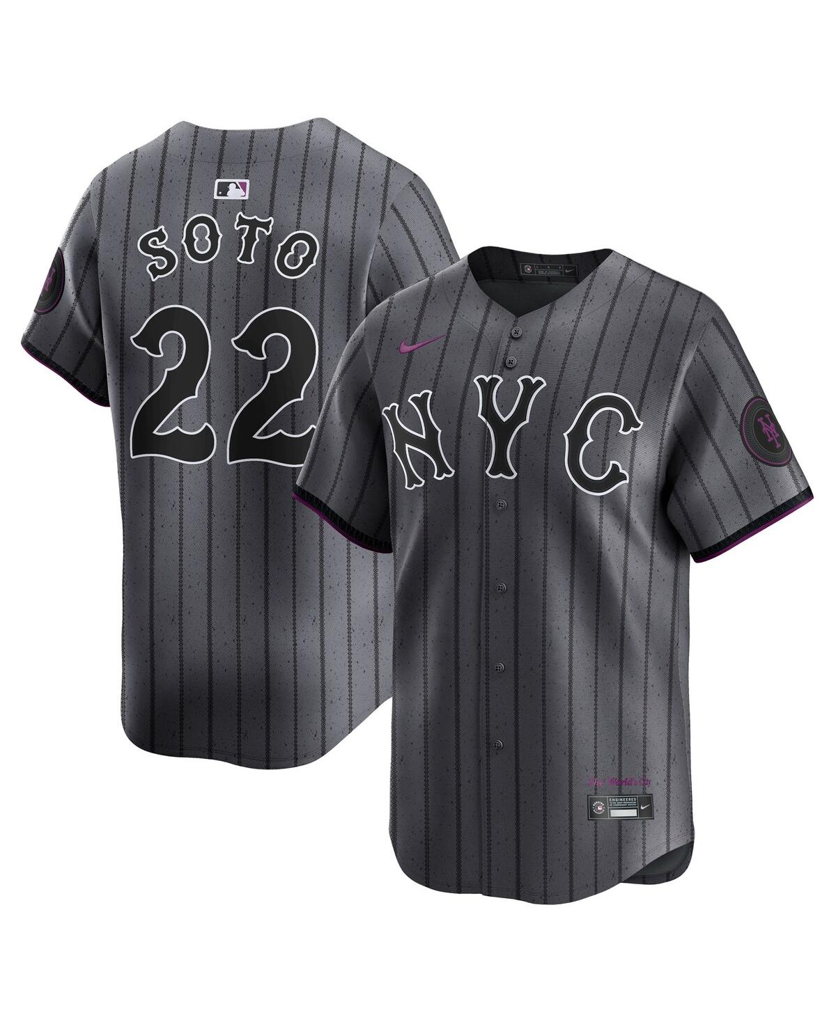 Click here for Nike Mens Juan Soto Gray New York Mets City Connec... prices
