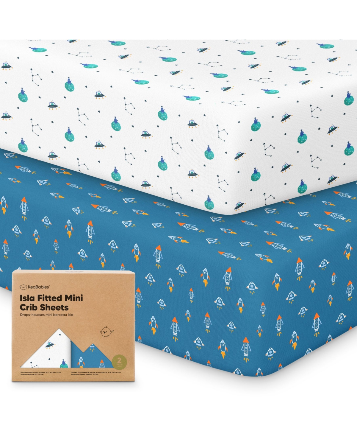Click here for KeaBabies 2-Pack Mini Crib Sheets  Pack and Play S... prices