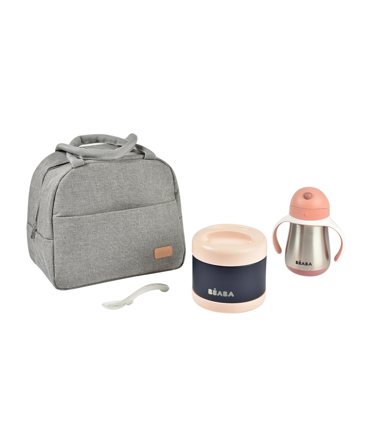 Click here for Beaba Baby On-The-Go Meal Set - Rose prices