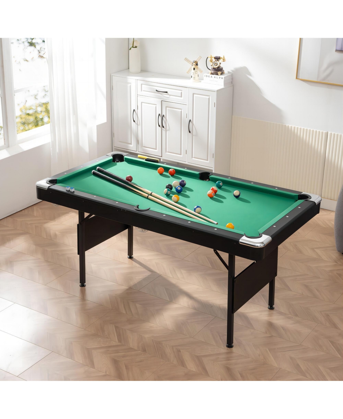 Click here for Streamdale 5.5 Ft Pool Table with Accessories (Gre... prices