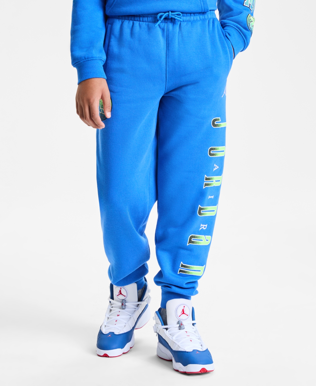 Click here for Jordan Boys 8-20 Gametime Chenille Patch Pants - S... prices
