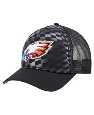 New Era Men's Black Philadelphia Eagles Gradient 9FORTY Adjustable Hat ...