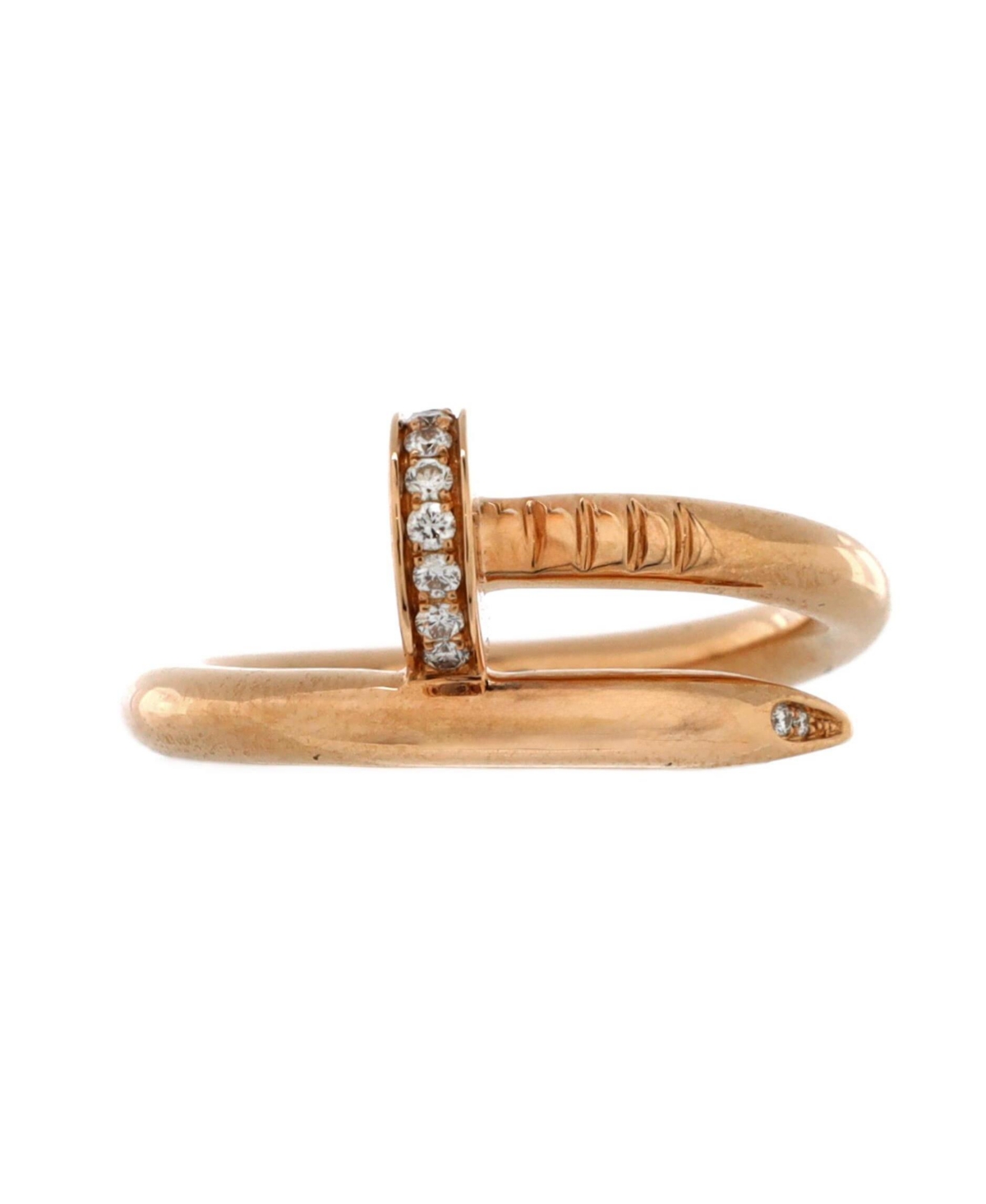 Click here for Pre-Owned Cartier Juste un Clou Ring 18K Rose Gold... prices