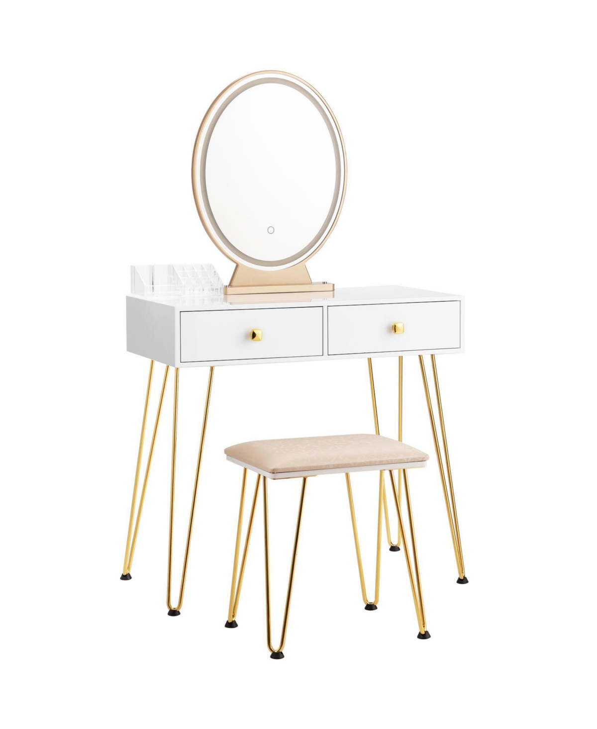 Click here for Industrial Makeup Dressing Table with 3 Lighting M... prices