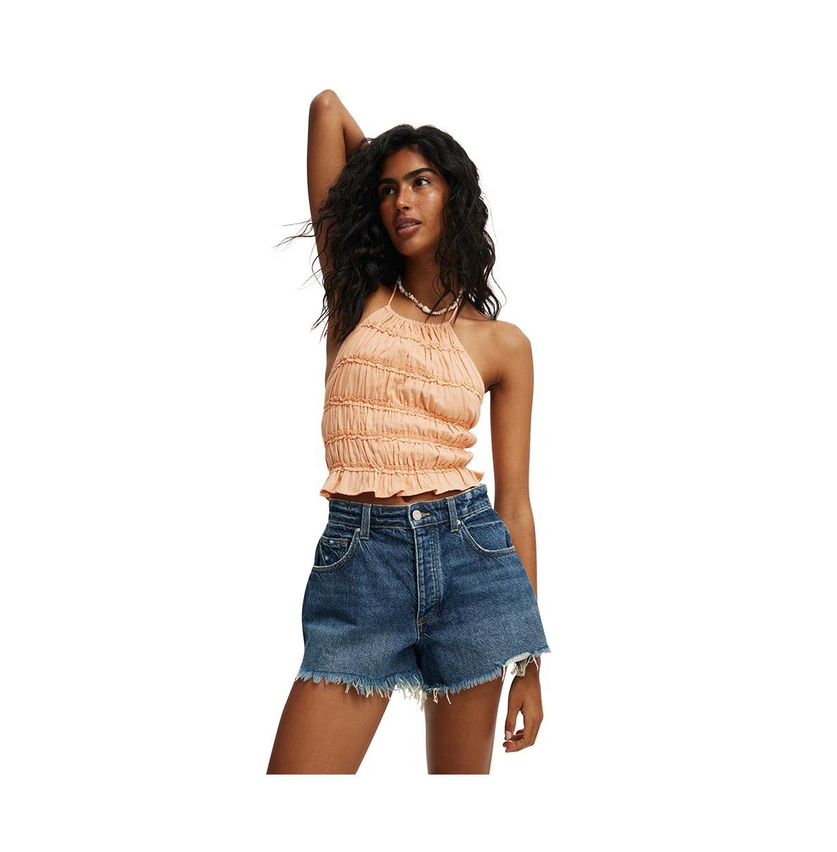 Click here for Cotton On Womens Multi Frill Detail Halter Top - S... prices