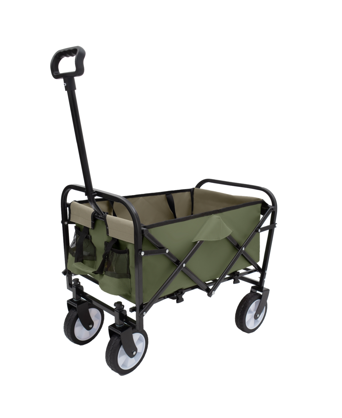 Click here for Collapsible Wagon Cart - 225lb Capacity - Army gre... prices