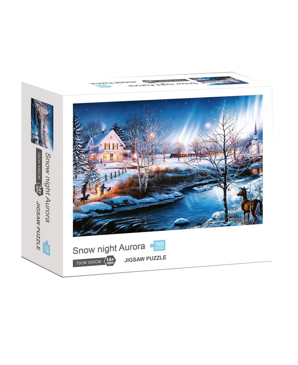 Click here for Snow Night Aurora 1000 Piece Jigsaw Puzzle prices