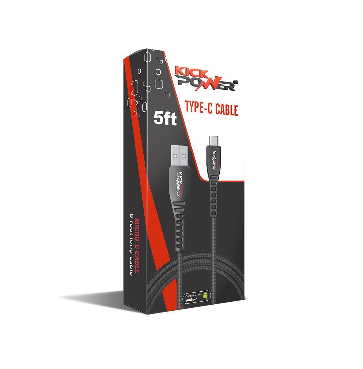 Click here for KickPOWER -USB to Usb-c Cable (5ft length) prices