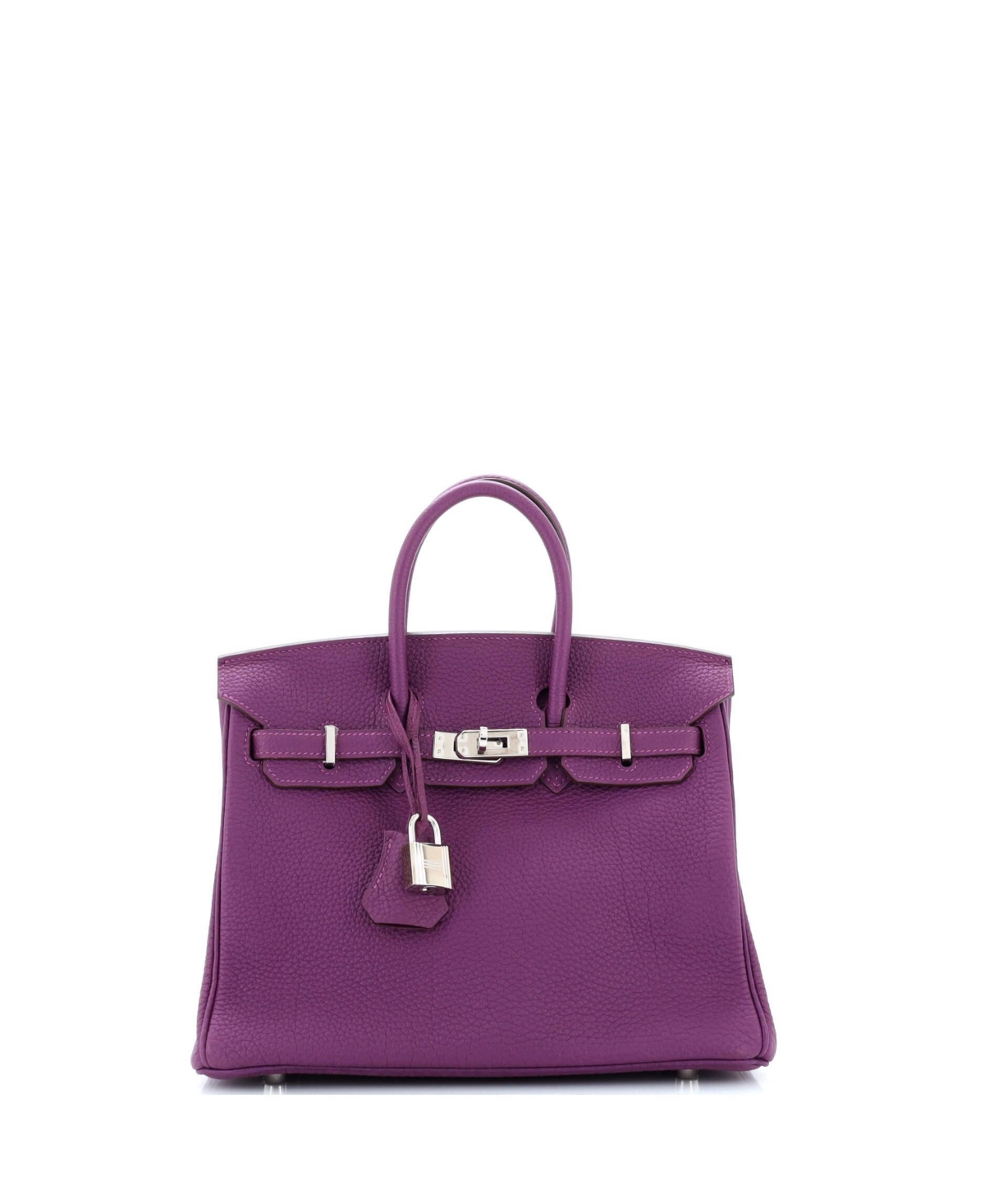 Click here for Pre-Owned Hermes Birkin 25 Handbag Purple Togo wit... prices
