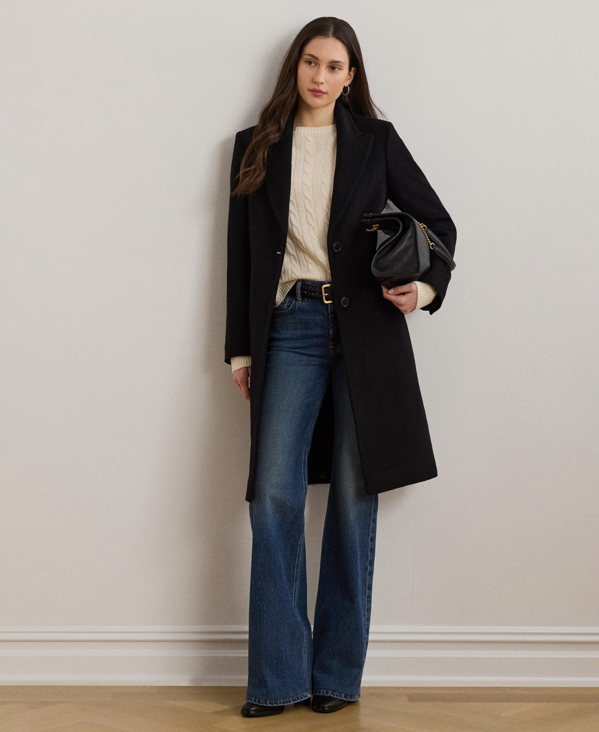 Click here for Lauren Ralph Lauren Womens Wool-Blend Walker Coat... prices