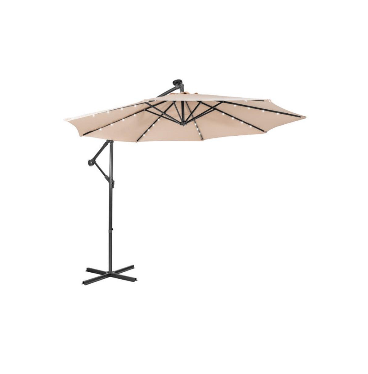 Click here for 10 Feet Patio Cantilever Umbrella with Tilting Sys... prices
