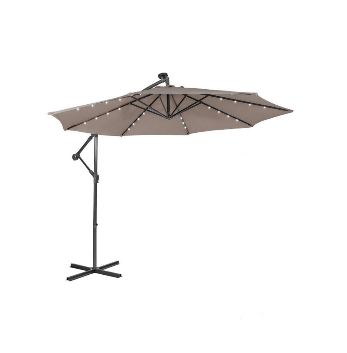 Click here for 10 Feet Patio Cantilever Umbrella with Tilting Sys... prices