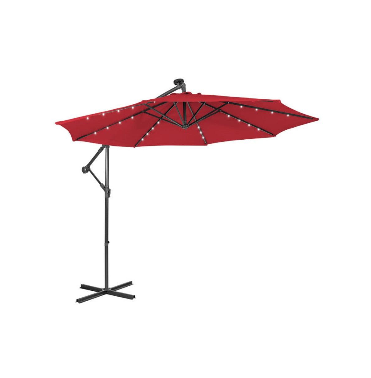 Click here for 10 Feet Patio Cantilever Umbrella with Tilting Sys... prices