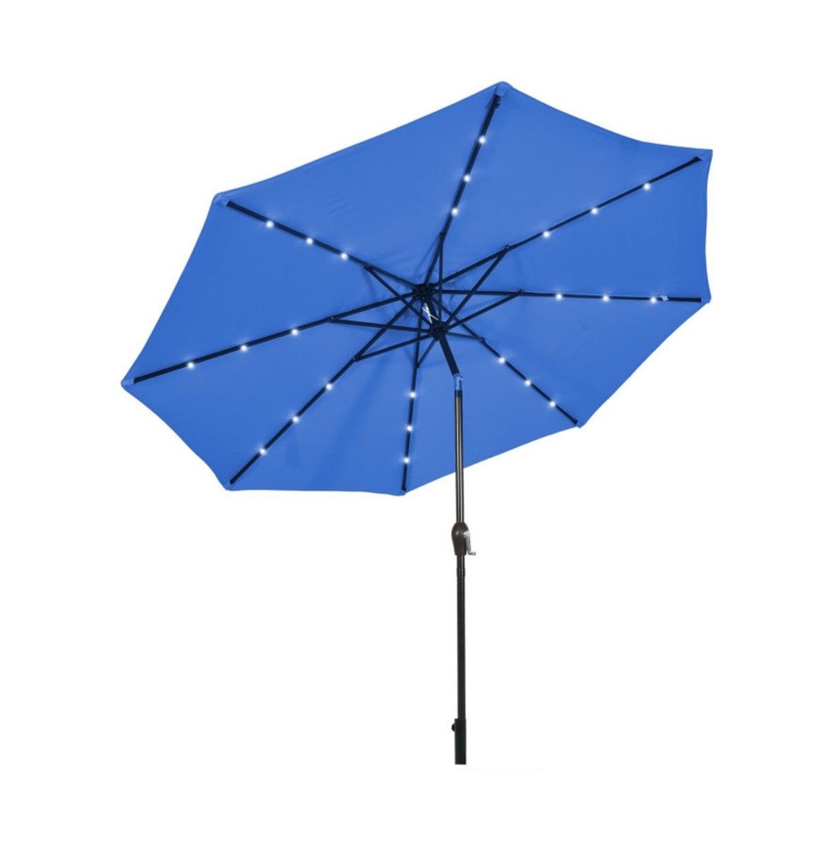 Click here for 10 Feet Outdoor Patio Umbrella with Bright Solar L... prices