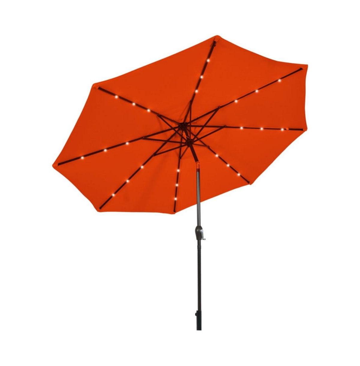Click here for 10 Feet Outdoor Patio Umbrella with Bright Solar L... prices