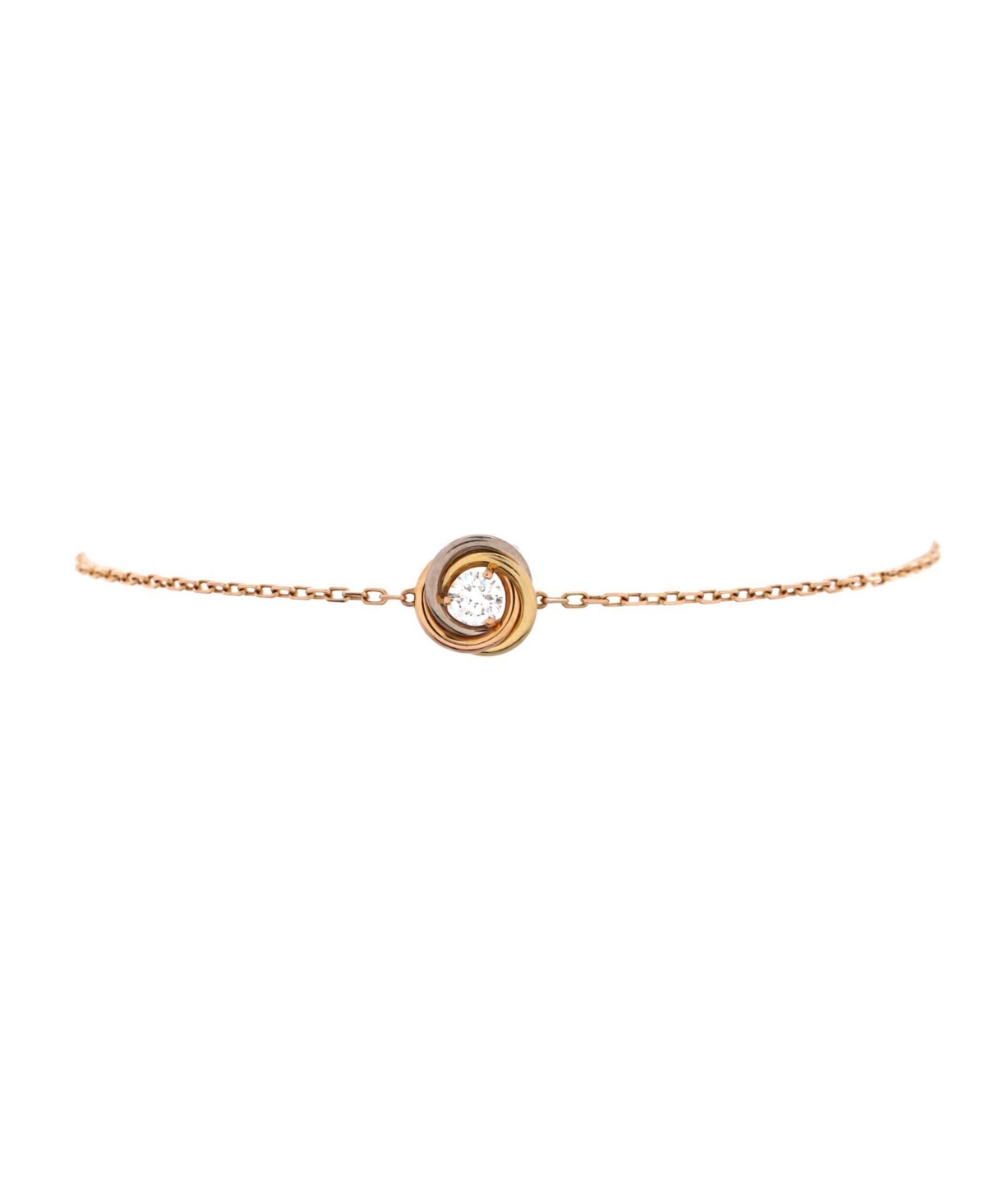 Click here for Pre-Owned Cartier Trinity Diamond Chain Bracelet 1... prices