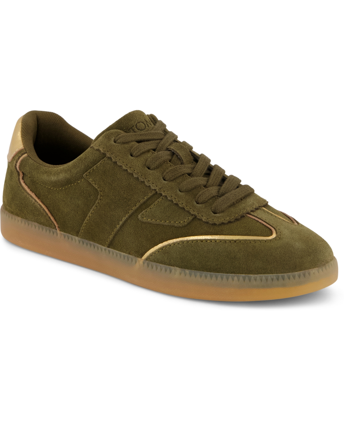 Click here for Toms Womens Collins Round Toe Sneakers - Military... prices