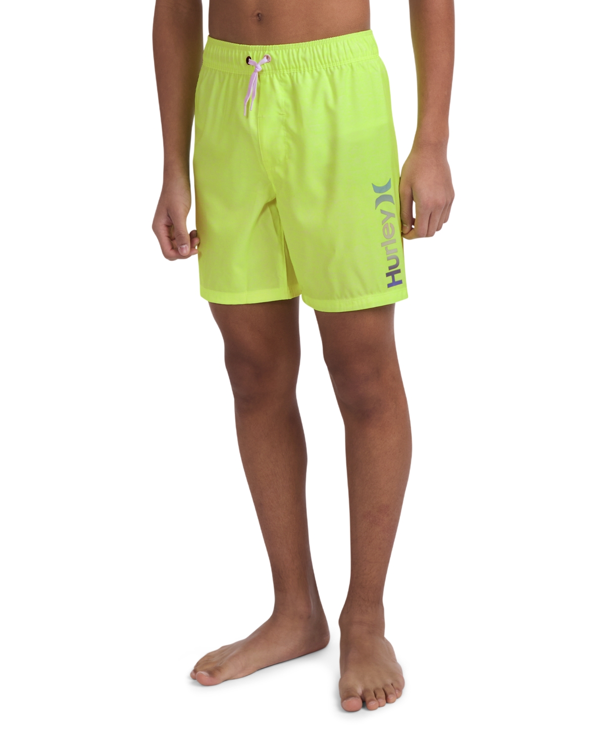 Click here for Hurley Big Boys Printed Heathered Pull-On Swim Tru... prices