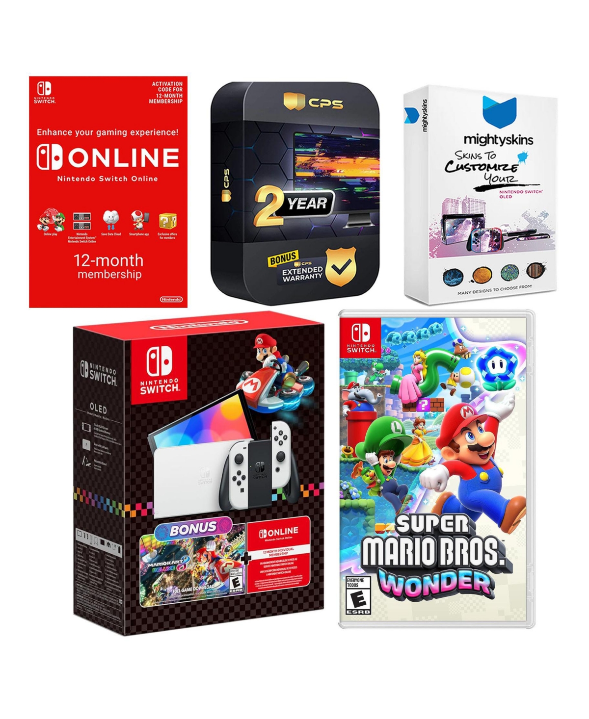Click here for Nintendo Switch Oled Console Mario Kart 8 Bundle w... prices