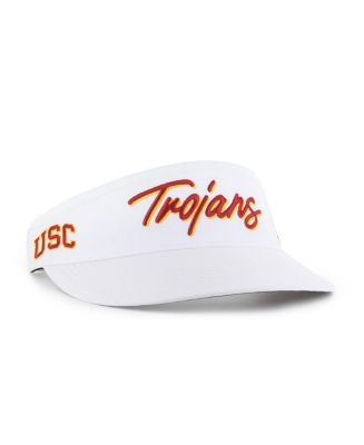 '47 Brand Men's White USC Trojans Melbourne Brrr Adjustable Visor Hat ...
