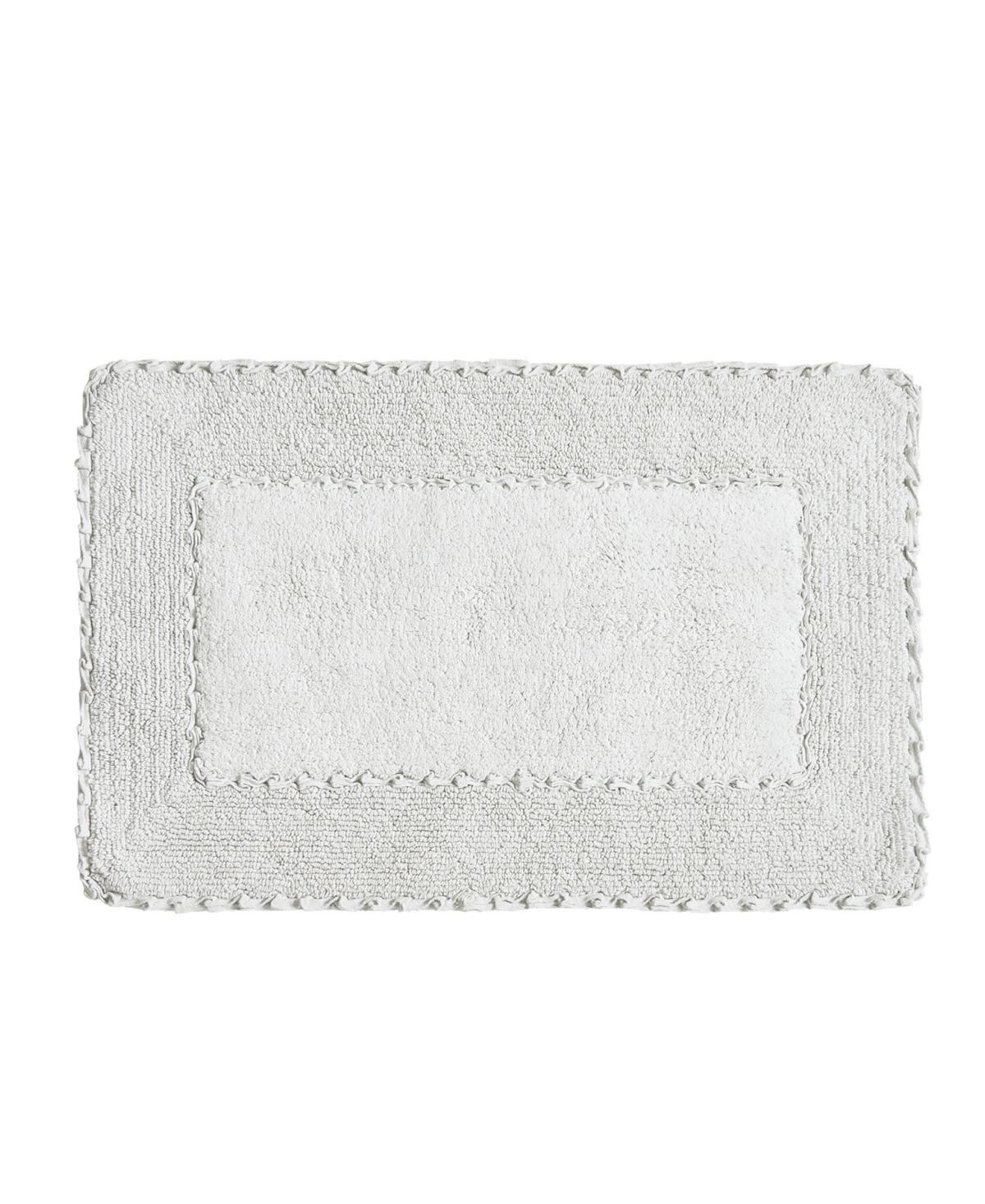 Click here for Laura Ashley Cotton Ruffled Bath Rug  27 x 45 - Li... prices