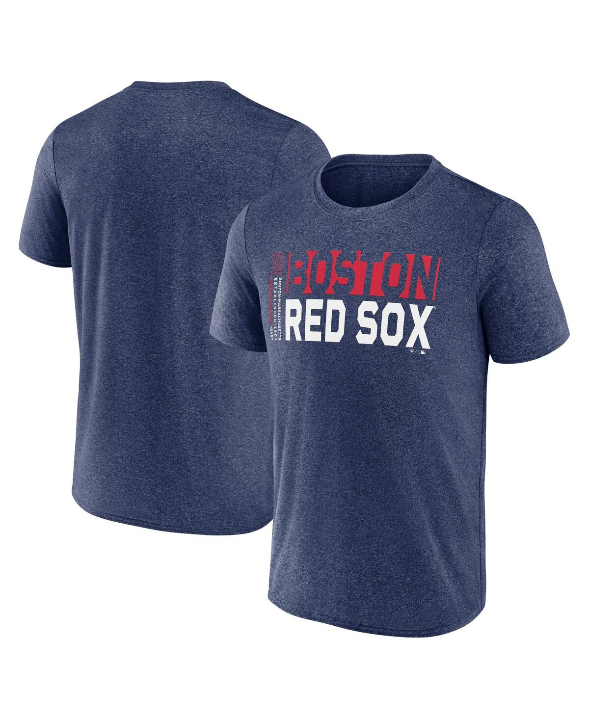 Click here for Fanatics Mens Heather Navy Boston Red Sox Fundamen... prices
