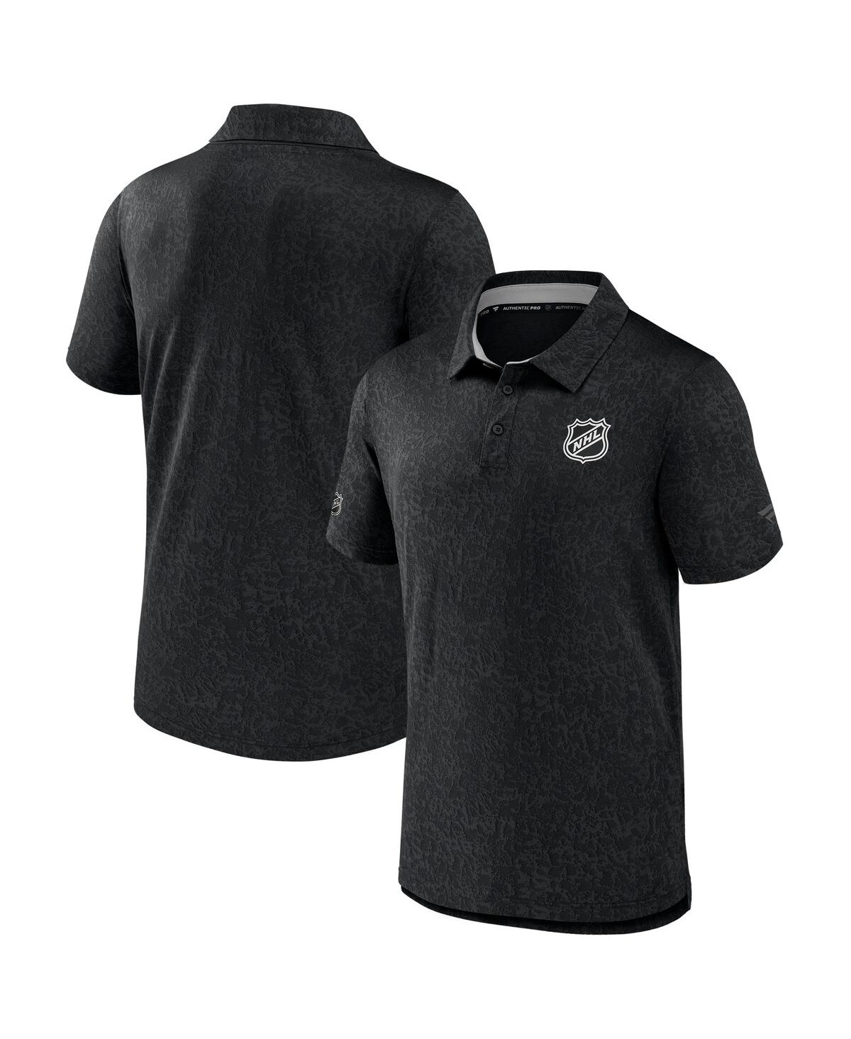 Click here for Fanatics Mens Black Nhl-Logo Authentic Pro Jacquar... prices