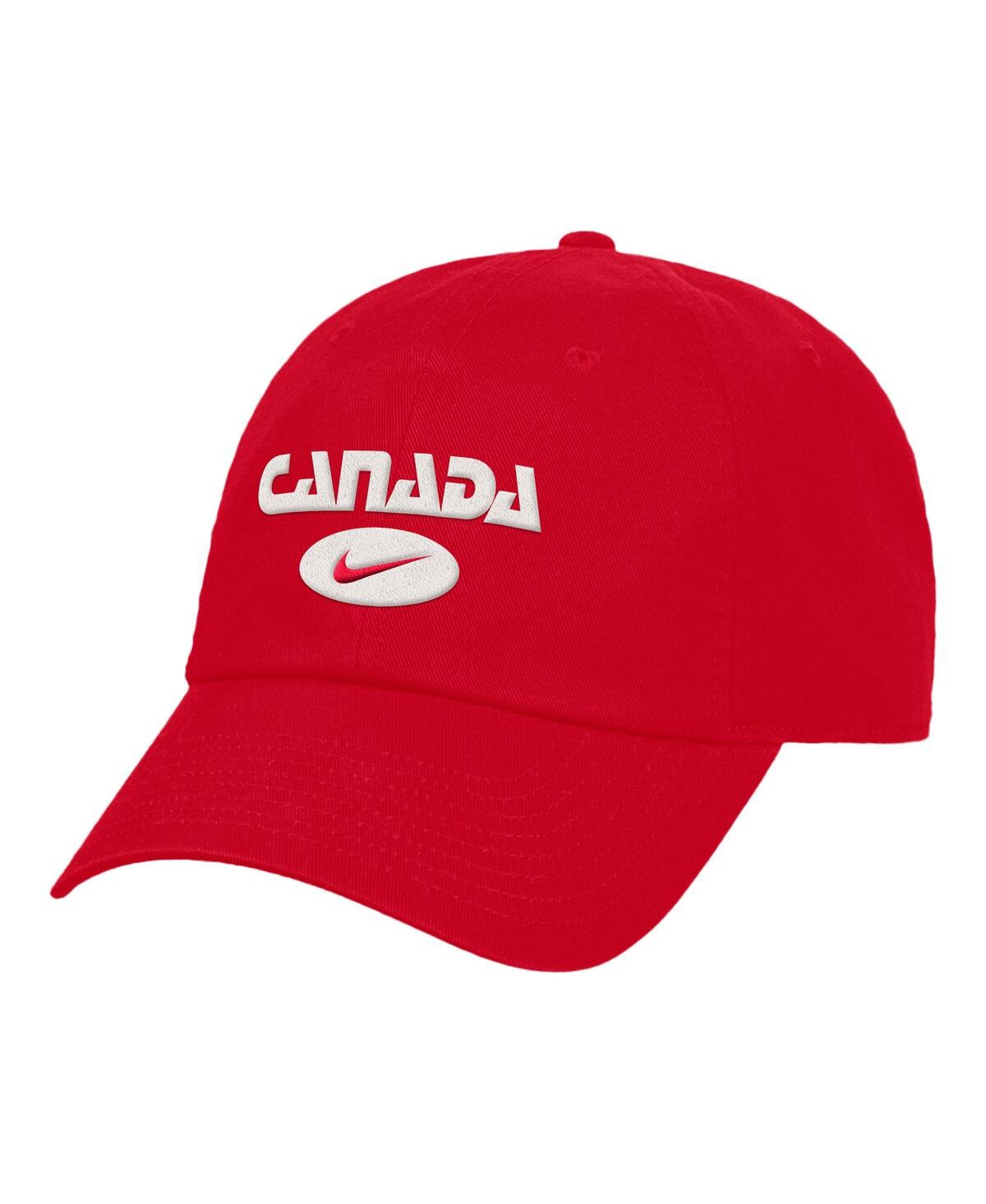 Click here for Nike Mens and Womens Red Canada Soccer Club Adjust... prices