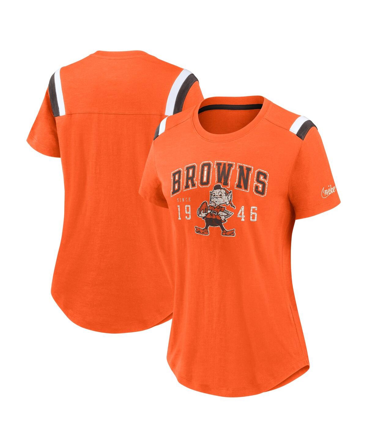 Click here for Nike WomensÂ Orange Cleveland Browns Historic Slub... prices