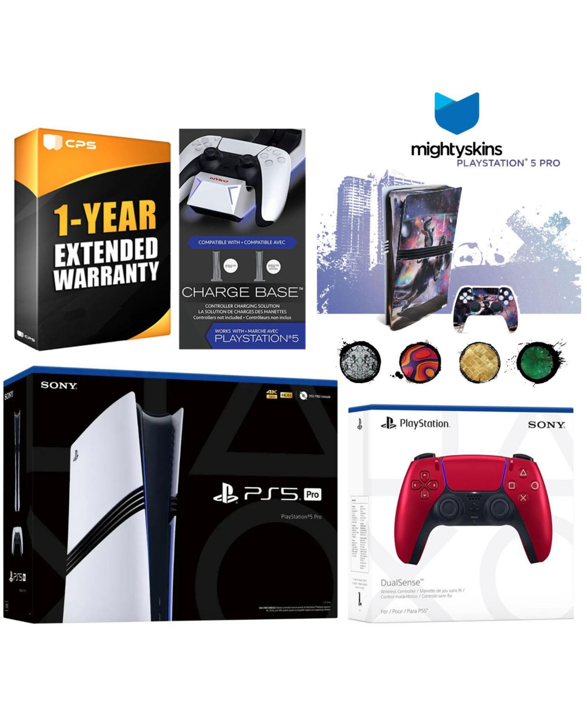 Click here for Sony PlayStation 5 Pro with Extra Controller  Dual... prices