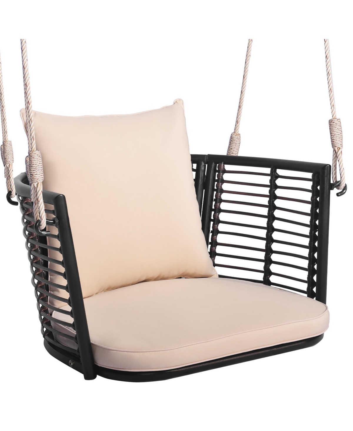 Click here for Gymax Outdoor Metal Porch Swing Single Person Hang... prices