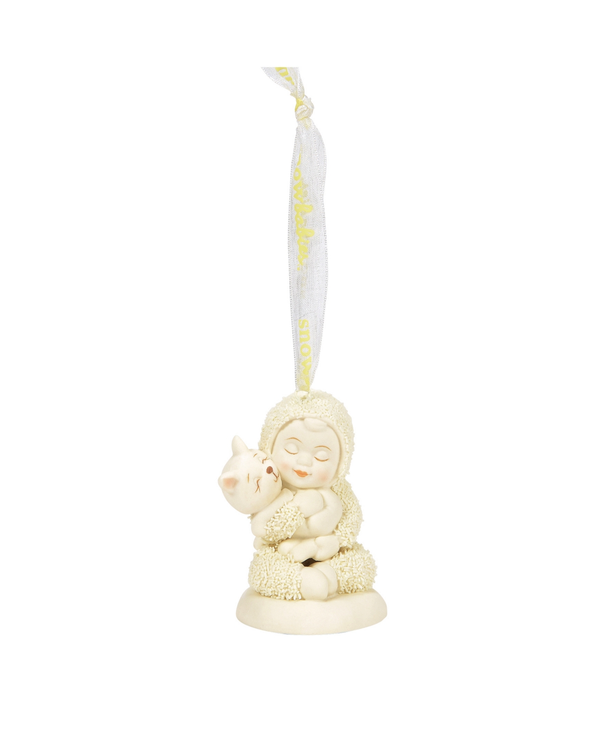 Click here for Department 56 Cat Cuddles Ornament - Ivory prices