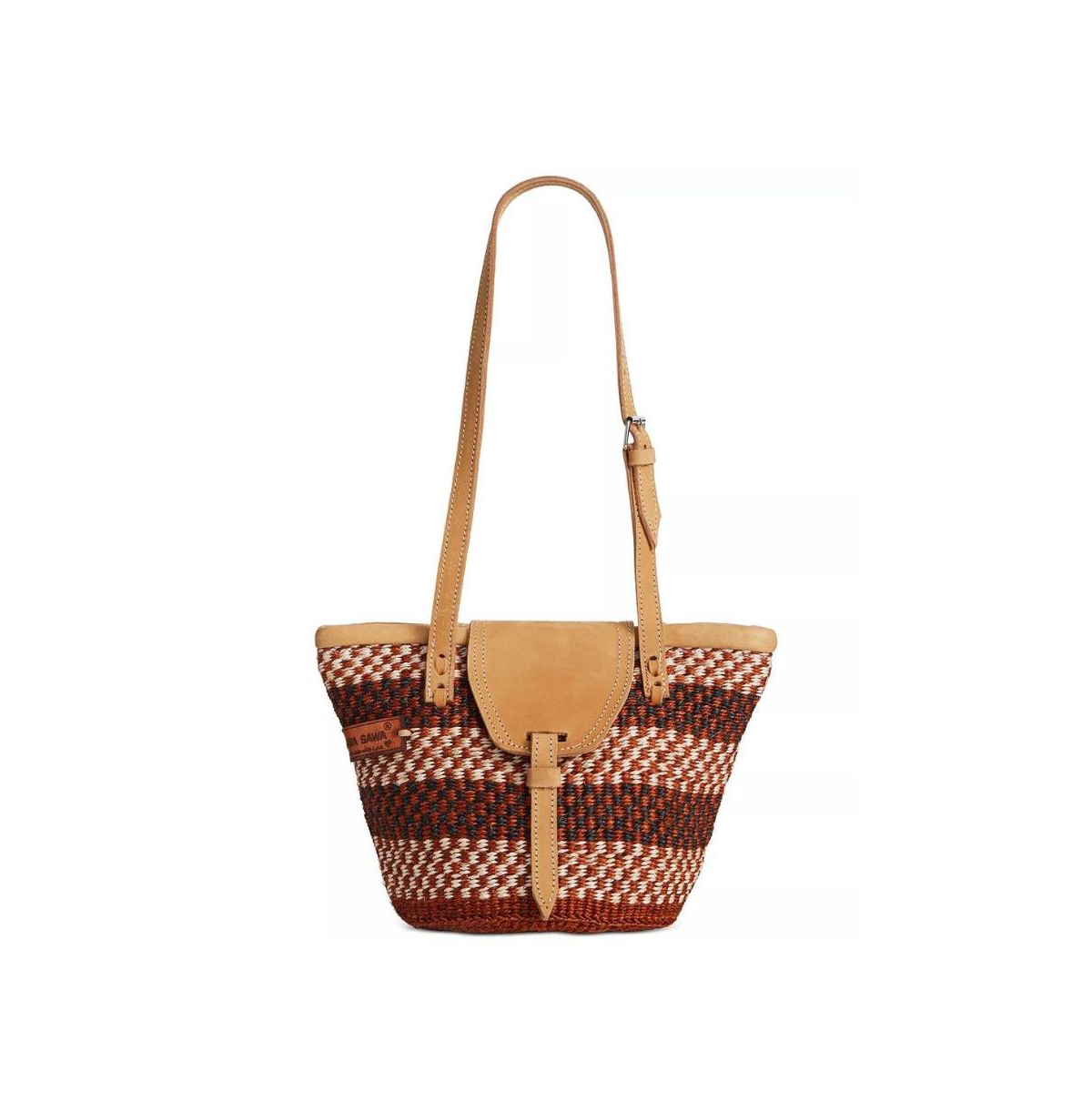 Click here for Waves on Earth Handmade Sisal Tote Bag - Brown prices
