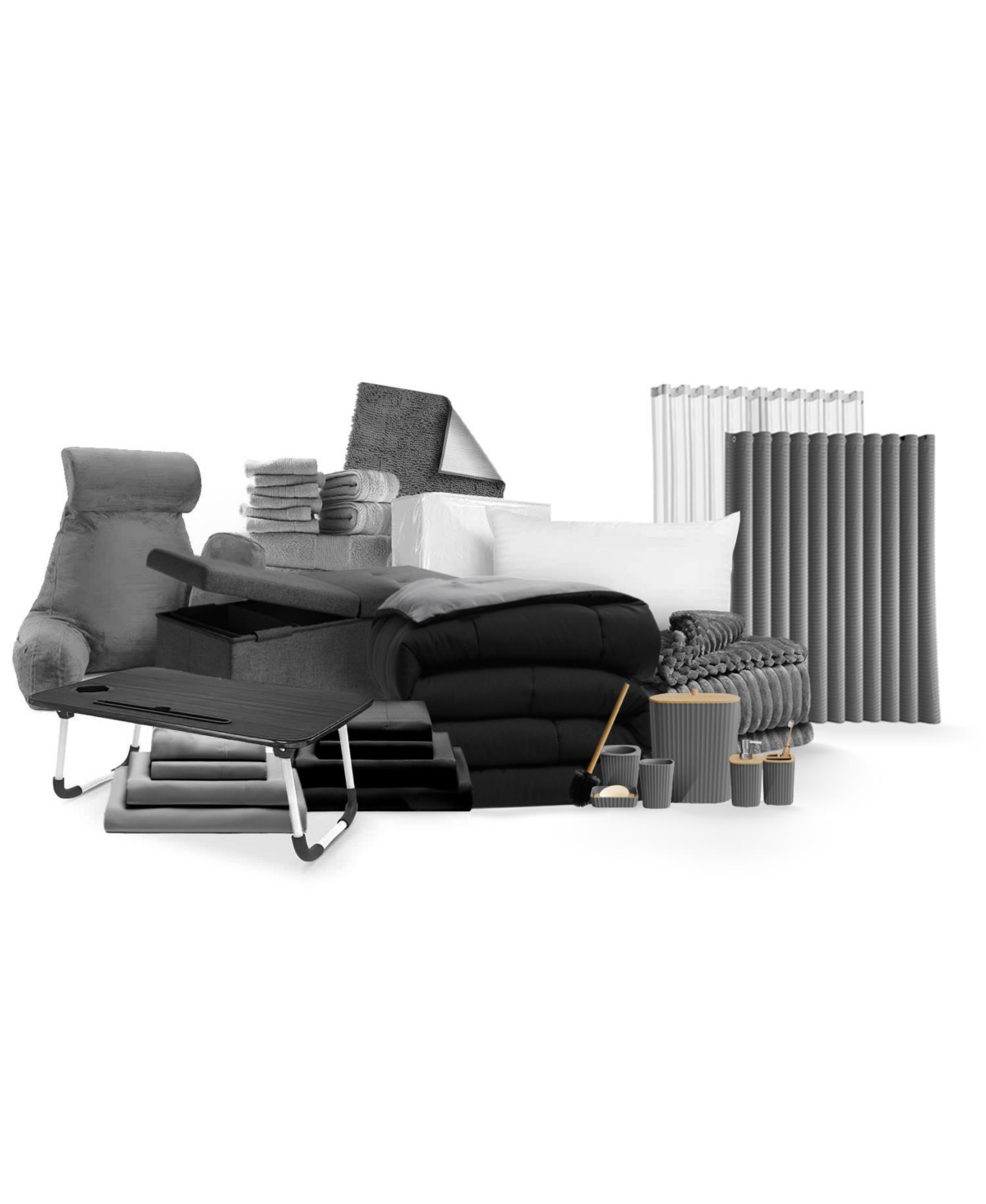 Click here for 46-Piece College Dorm Room Essentials Twin Xl Bedd... prices