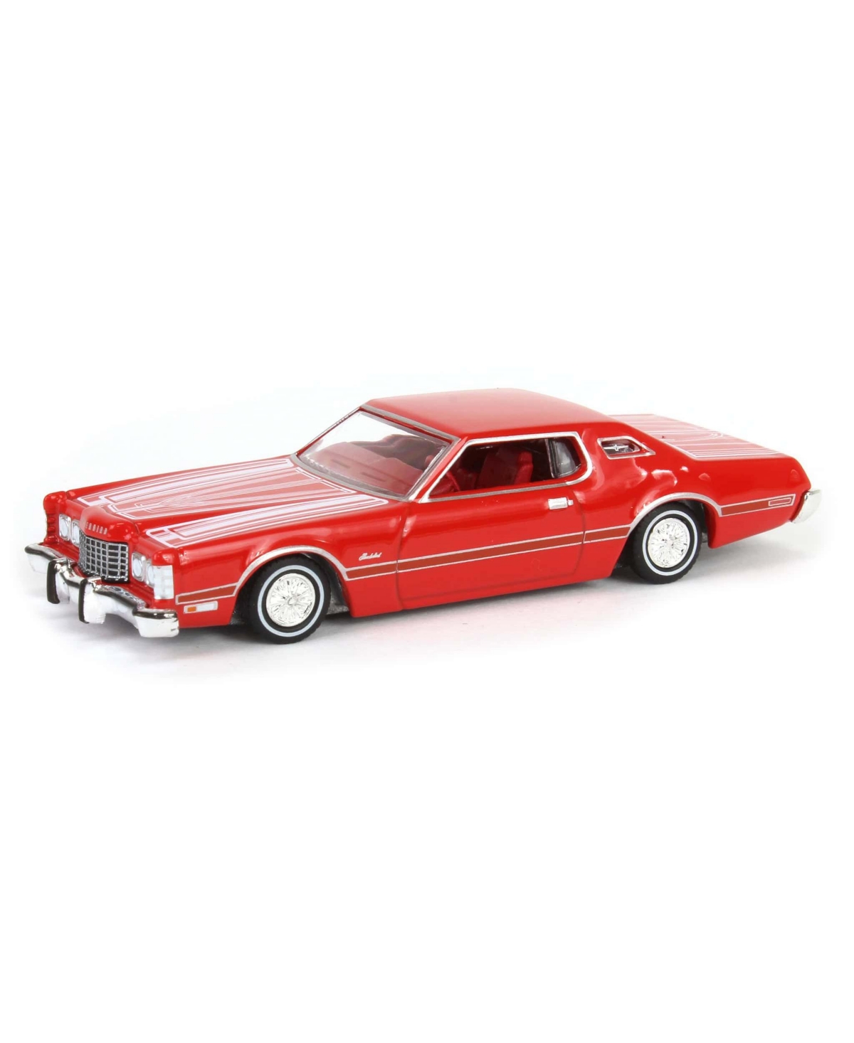 Click here for 1/64 1973 Thunderbird Red Custom  California Lowri... prices