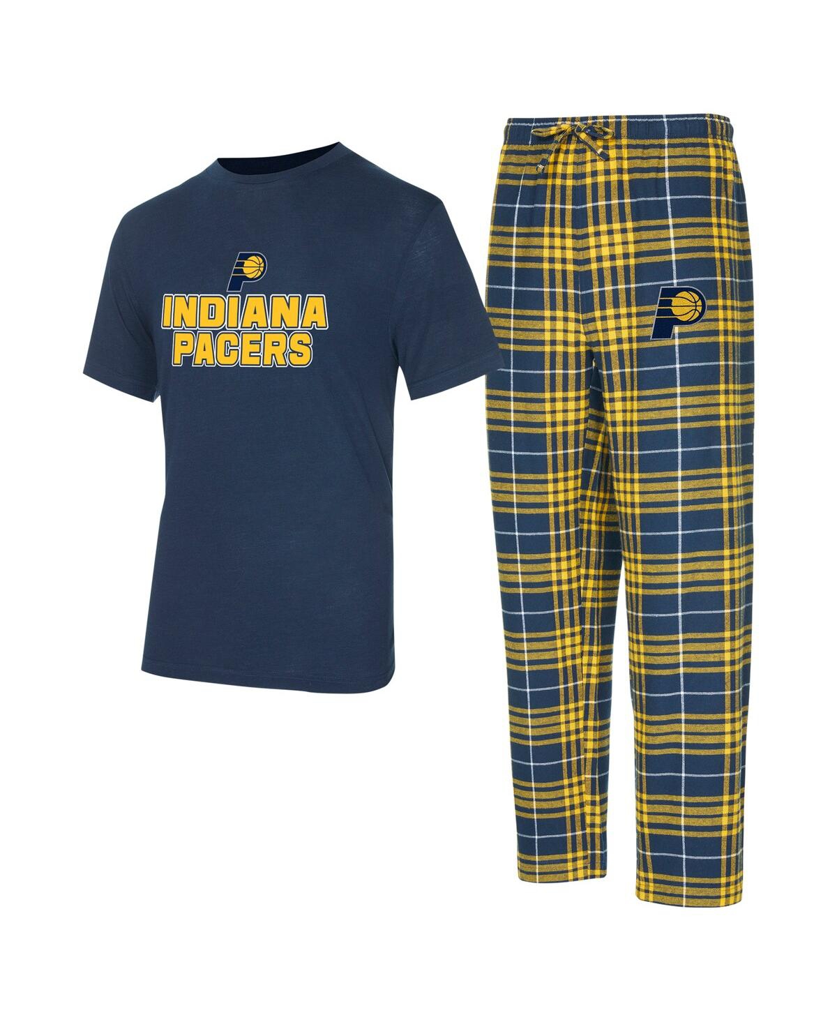 Click here for Concepts Sport Mens 2-Piece Navy/Gold Indiana Pace... prices