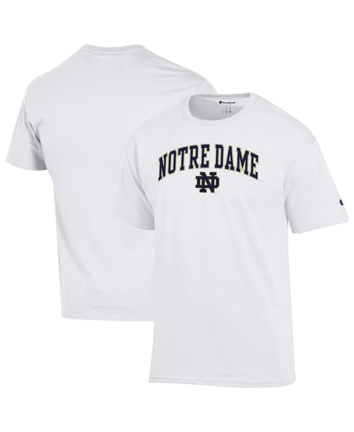 Click here for Champion Mens White Notre Dame Fighting Irish Arch... prices